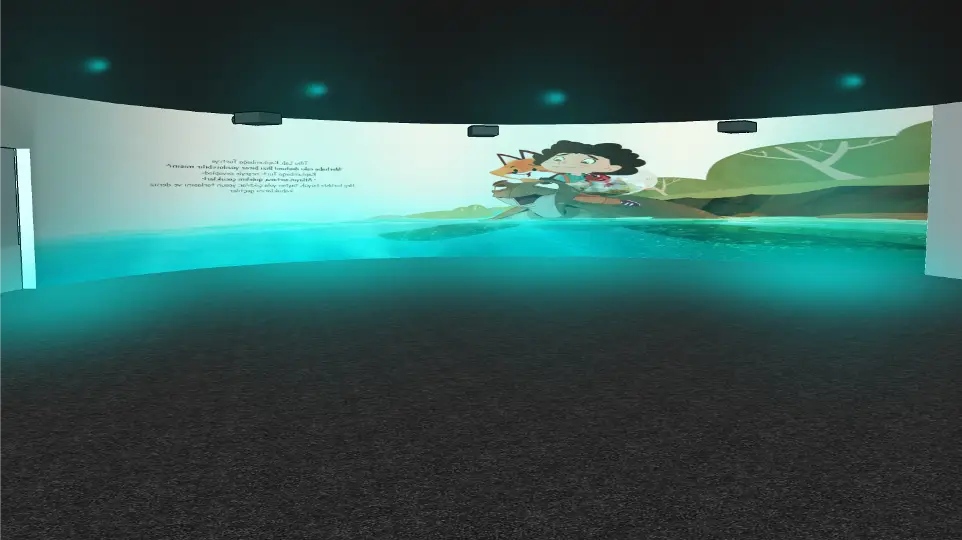 NLB Immersive Storytelling Room